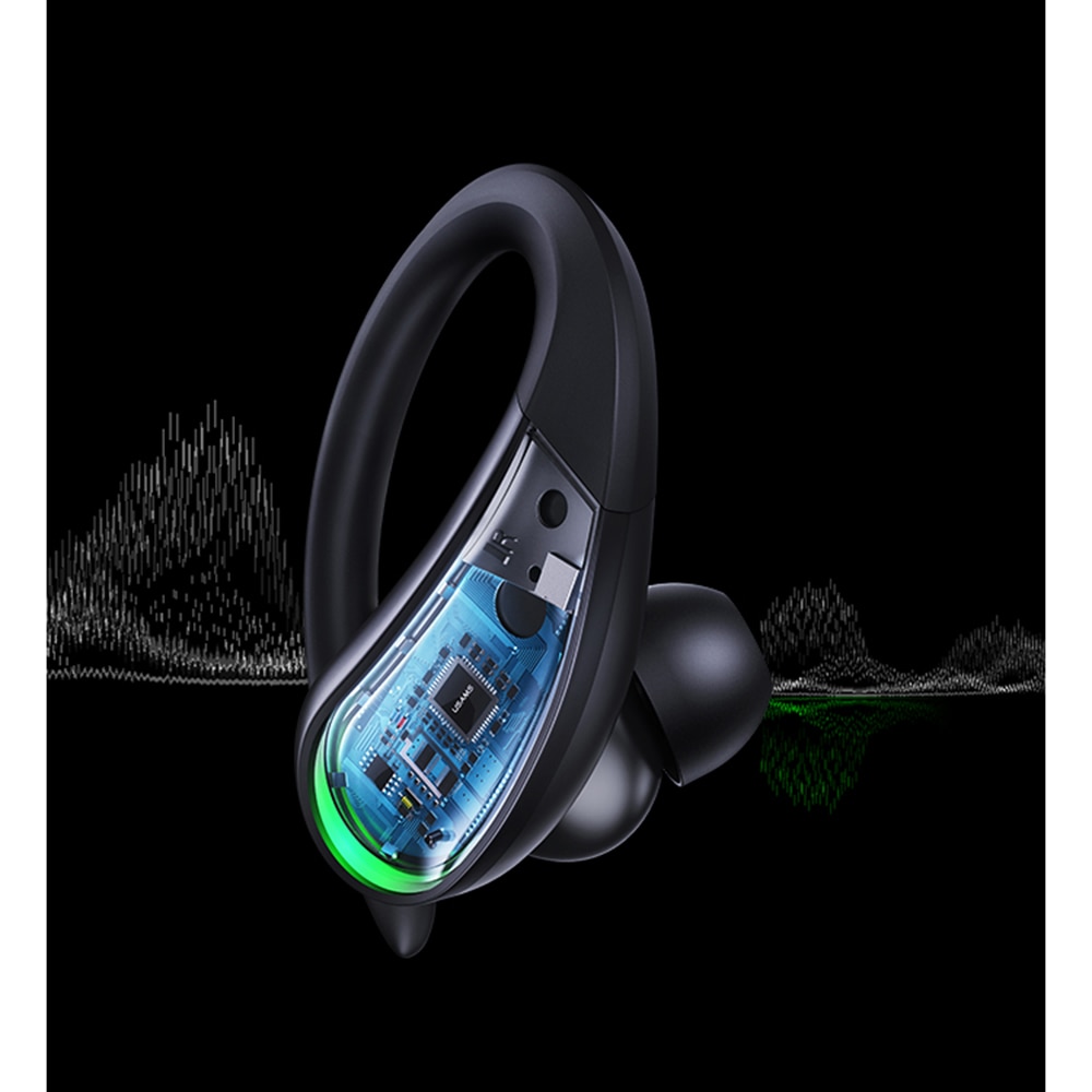 Casti Bluetooth Wireless Sport Earbuds, YT Series, M647, Black - eMAG.ro