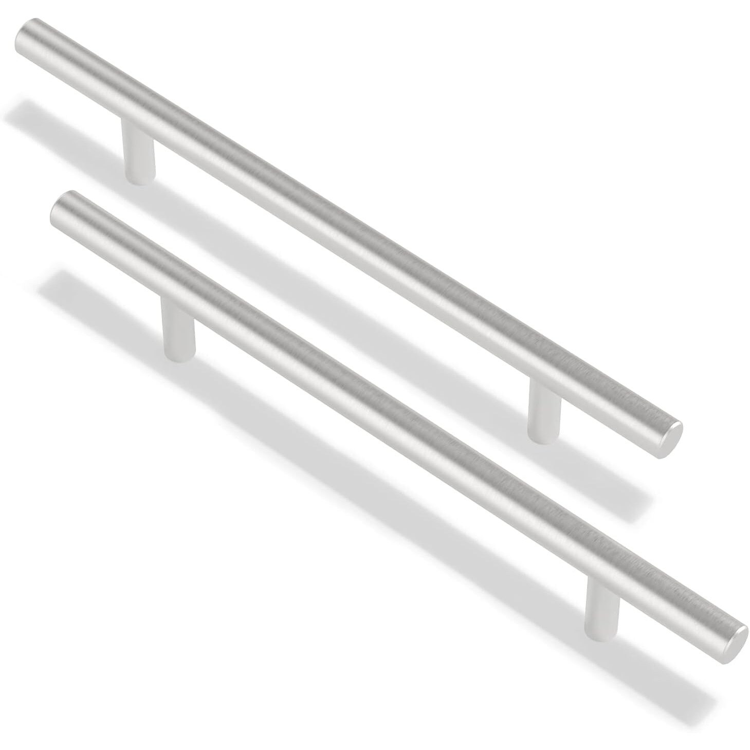 Set 5 manere mobilier, Inox, 128 mm, Argintiu - eMAG.ro