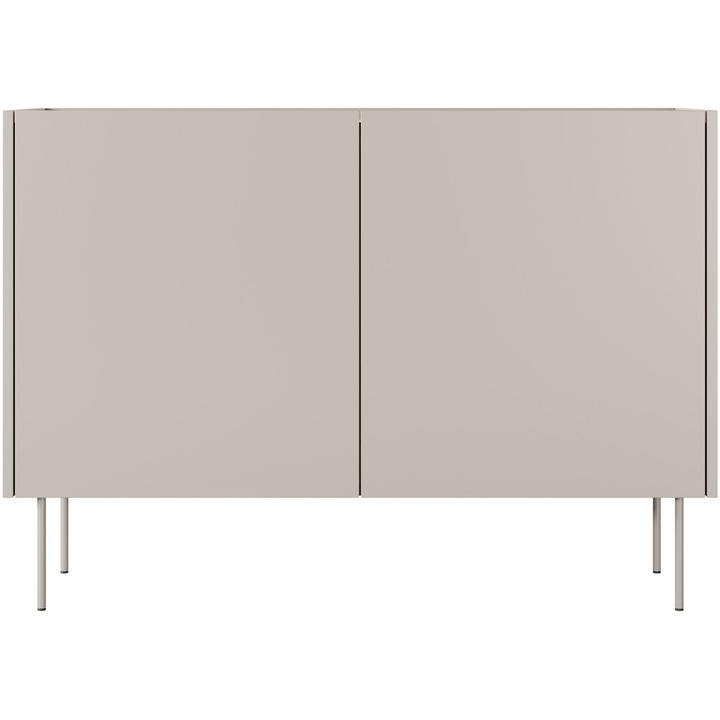 Bufet Woodmood Delia, 120x40x85 cm, 2 usi 2 sertare interioare, culoare ...