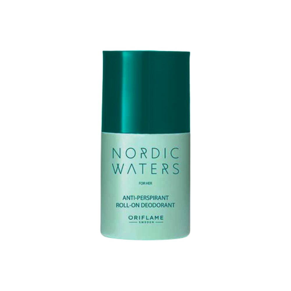 Set Apa de parfum pentru ea Nordic Waters, 50 ml si Deodorant roll-on antiperspirant pentru ea ...