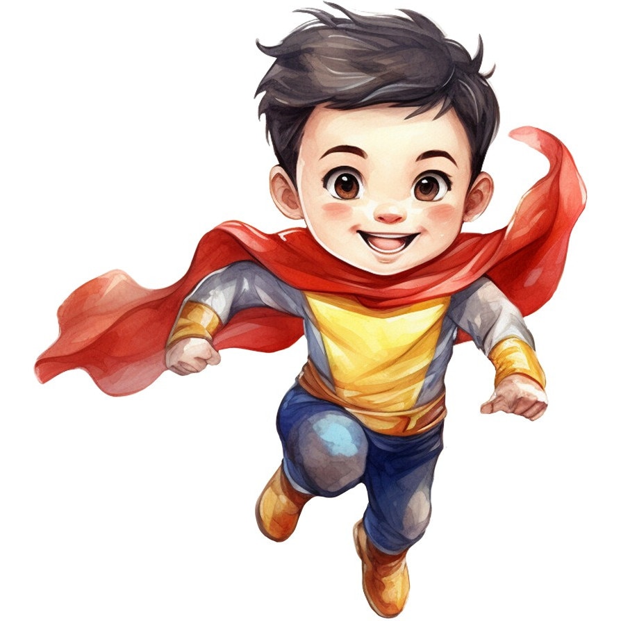 Sticker decorativ Baiat Supererou, Rosu, 67 cm, 1309STK-2 - eMAG.ro