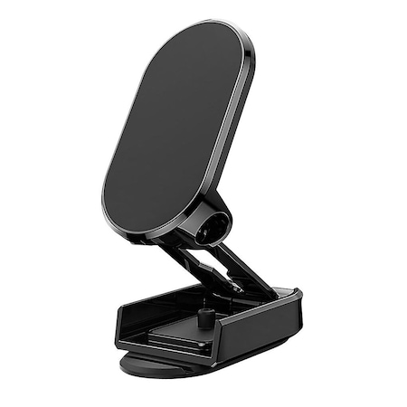 Suport magnetic telefon cu fixare pe bord, pliabil, negru - eMAG.ro