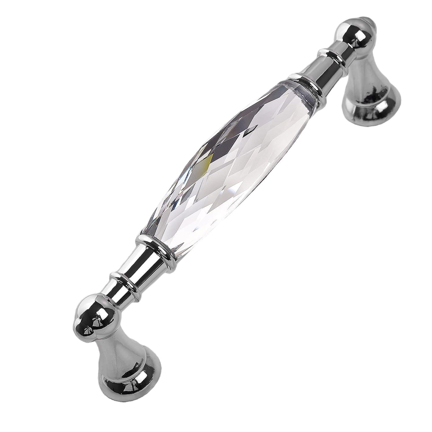 Set 2 manere pentru mobilier, Universale, Suruburi de fixare, Cristal ...