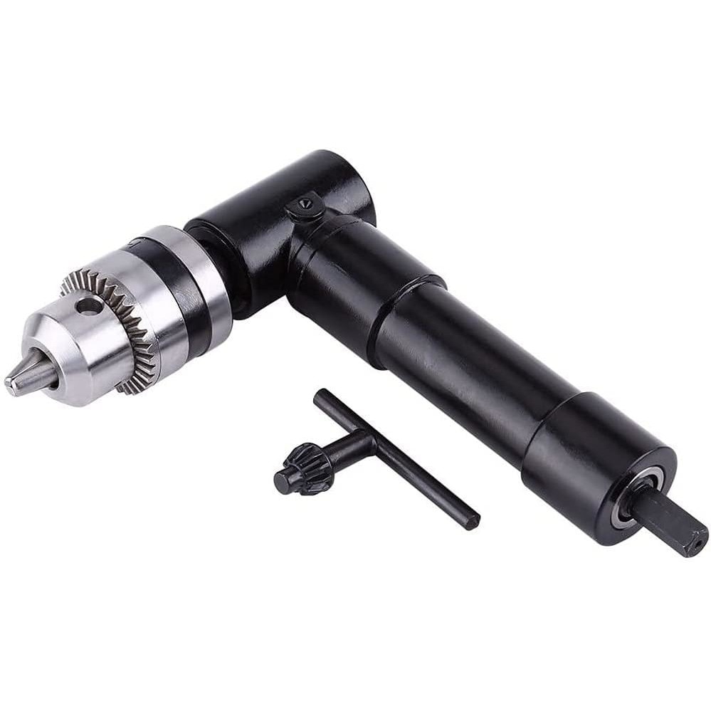 Set Adaptor burghiu + Cheie mandrina, Fier/Aliaj de aluminiu, Negru ...