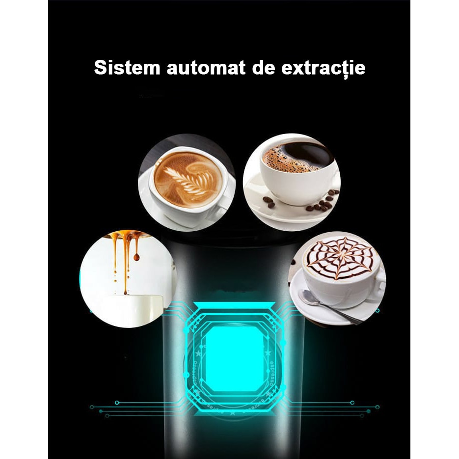 Espressor Portabil Complet Automat, Design ergonomic si compact ...