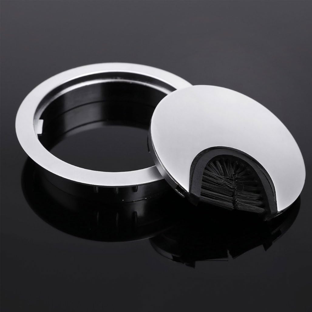 Set 2 treceri cabluri pentru masa de birou, Sunmostar, Aliaj, Diametru ...