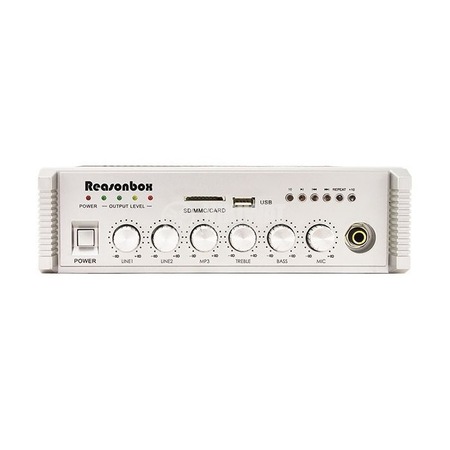 Amplificator Statie de linie 40W, Pentru boxe tavan 100V si difuzoare 4 ...