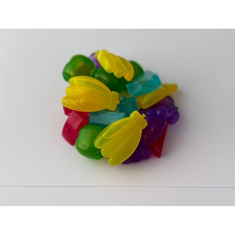 Set 20 cuburi de gheata in forma de fructe, reutilizabile, multicolor ...