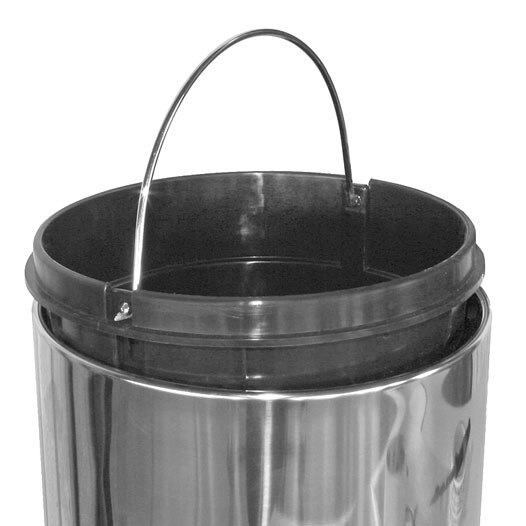 Cos gunoi cu capac cu senzor, Frandis, 30 litri, galeata inclusa, inox ...