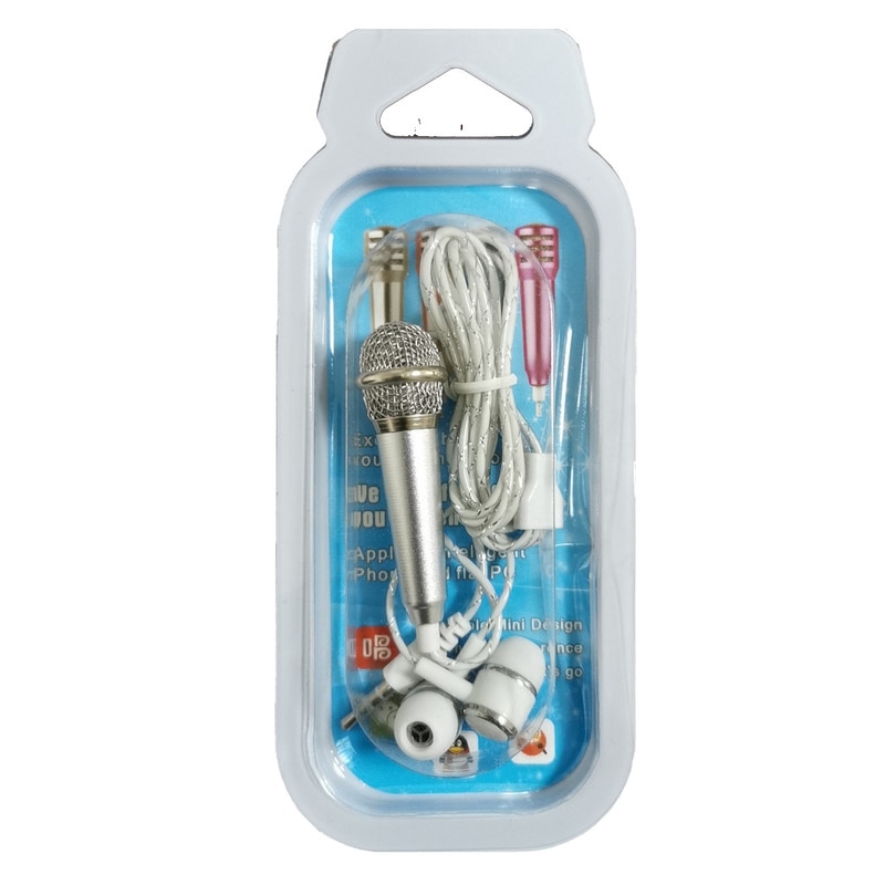 Microfon mini pentru Telefon, JENUOS®, pentru Karaoke, laptop, computer ...