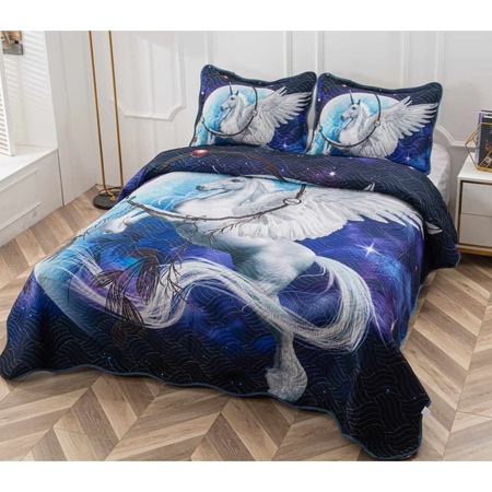 Cuvertura de Pat, Finet, 3 Piese, 230 x 250 cm, CP004 - eMAG.ro