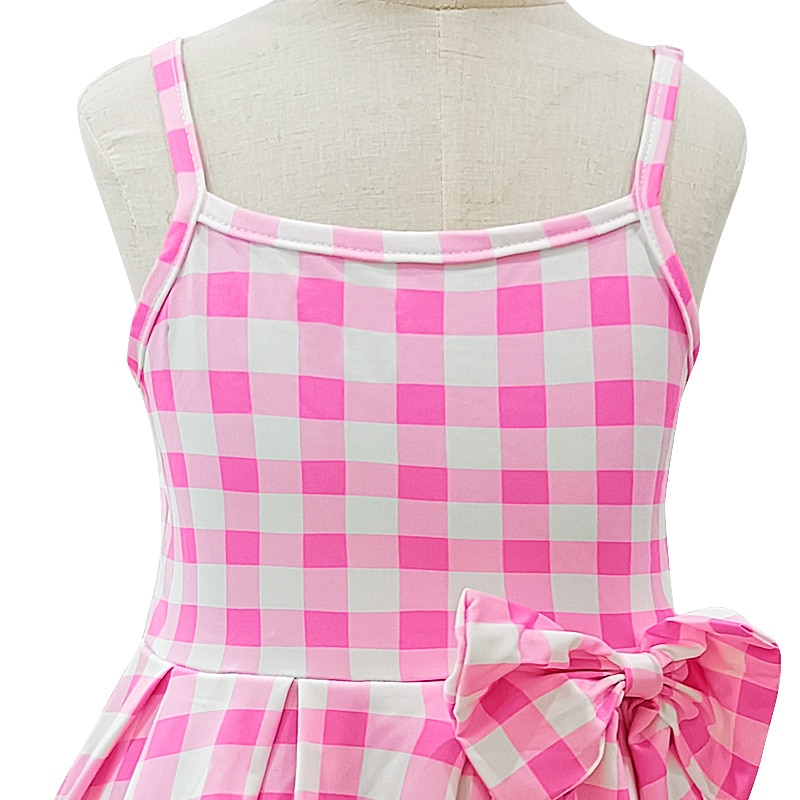 Rochie Cosplay pentru copii Barbie in carouri, Party Chili®, Fara ...