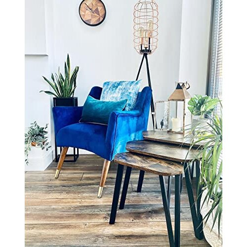 Set 3 masute de cafea Vasagle, pentru camera de zi, living, cadru din ...