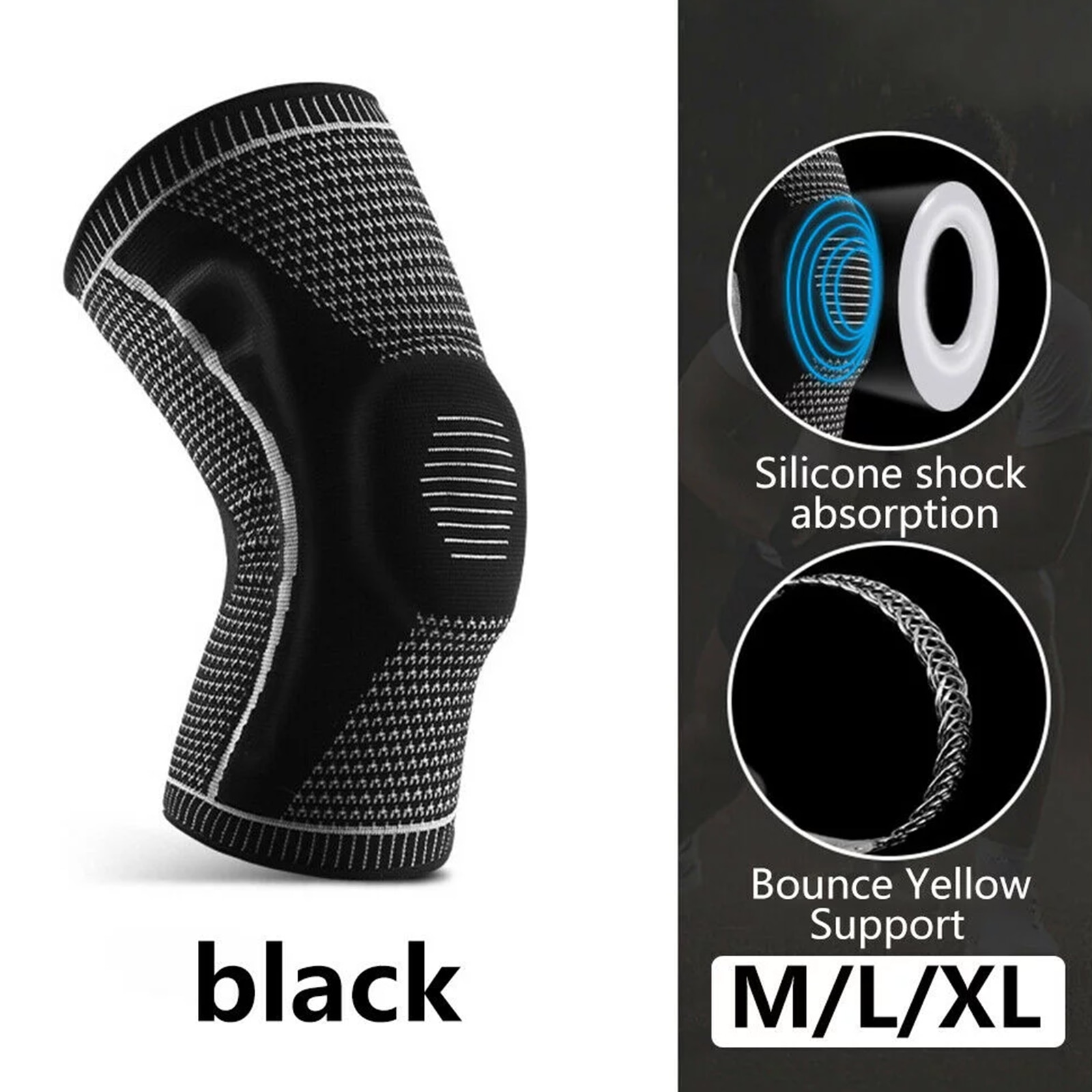 Set 2 genunchiera, zggzerg, cu Arcuri Metalice, Pernita Silicon, din ...