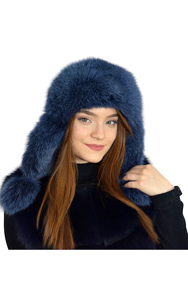 Caciula din blana naturala pentru femei, C234 - eMAG.ro