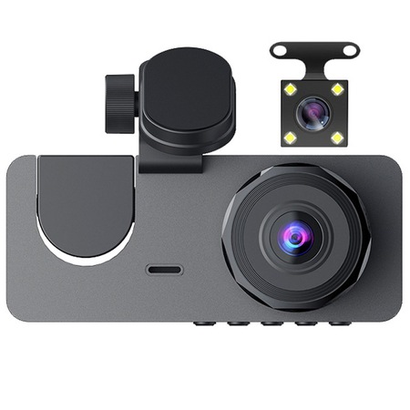 Camera Auto DVR Duala, Sundiguer, High PRO Full HD 1080P, 4K, 3 lentile ...