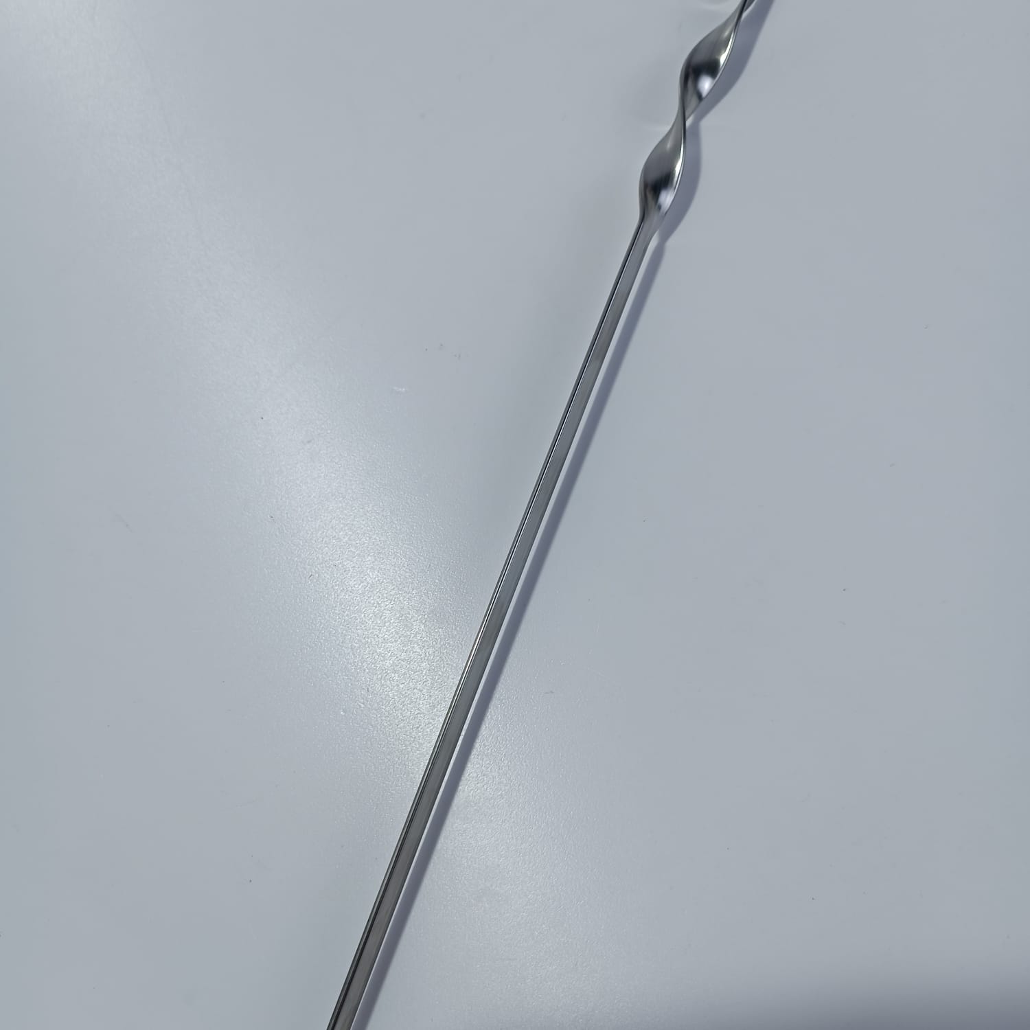 Tepusa Pentru Frigarui cu Inel Din Otel Inoxidabil, 60 cm, Argintiu ...