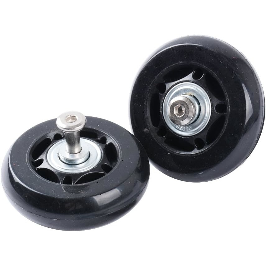 Set 2 roti troler, Sunmostar, Cauciuc/Metal, 60 x 18 mm, Negru - eMAG.ro