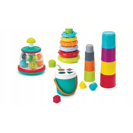Set de jucarii interactive pentru copii, INFANTINO, Plastic, Multicolor ...