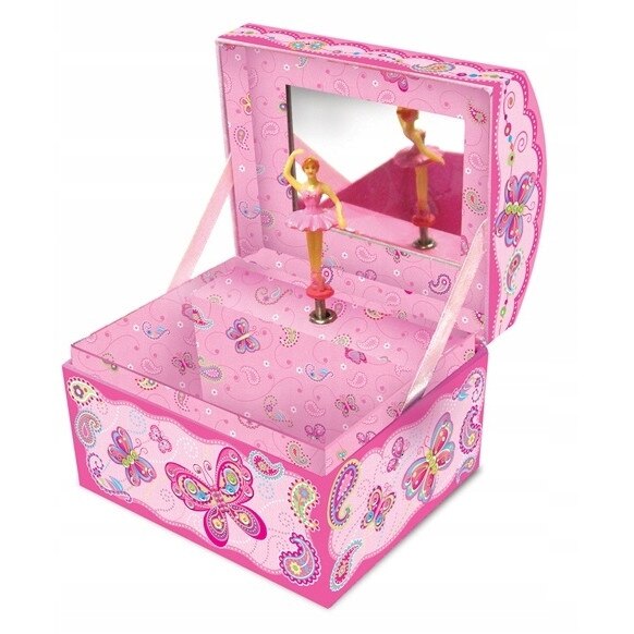 Cutiuta muzicala, Pecoware, Carton, 10 x 12.5 x 10 cm, Multicolor - eMAG.ro