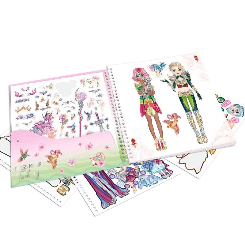 Set creativ cu autocolante, Top Model, Multicolor, 6+ - eMAG.ro