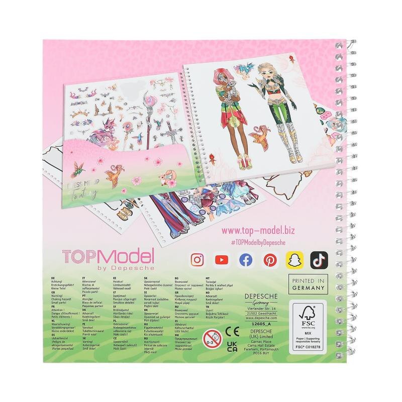 Set creativ cu autocolante, Top Model, Multicolor, 6+ - eMAG.ro