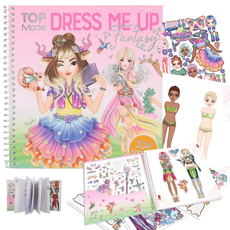 Set creativ cu autocolante, Top Model, Multicolor, 6+ - eMAG.ro