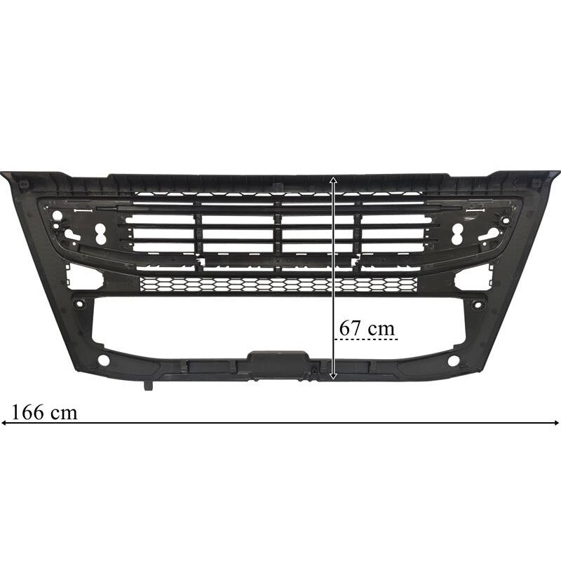 Grilaj auto, Lamiro, Compatibil cu Volvo FM4, Negru - eMAG.ro