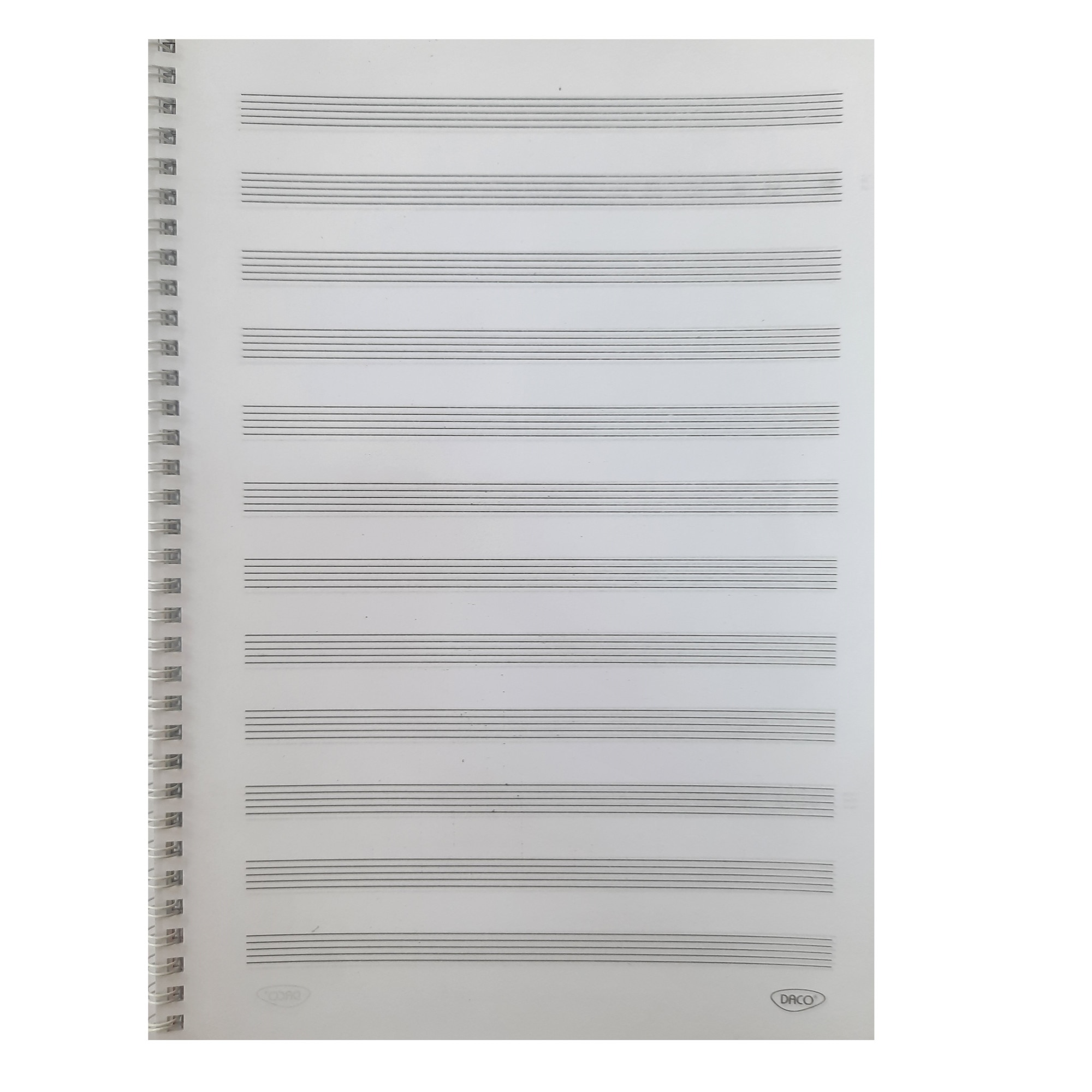 Set 2 caiete Muzica A4, cu spira, 24 file, FLR DACO - eMAG.ro