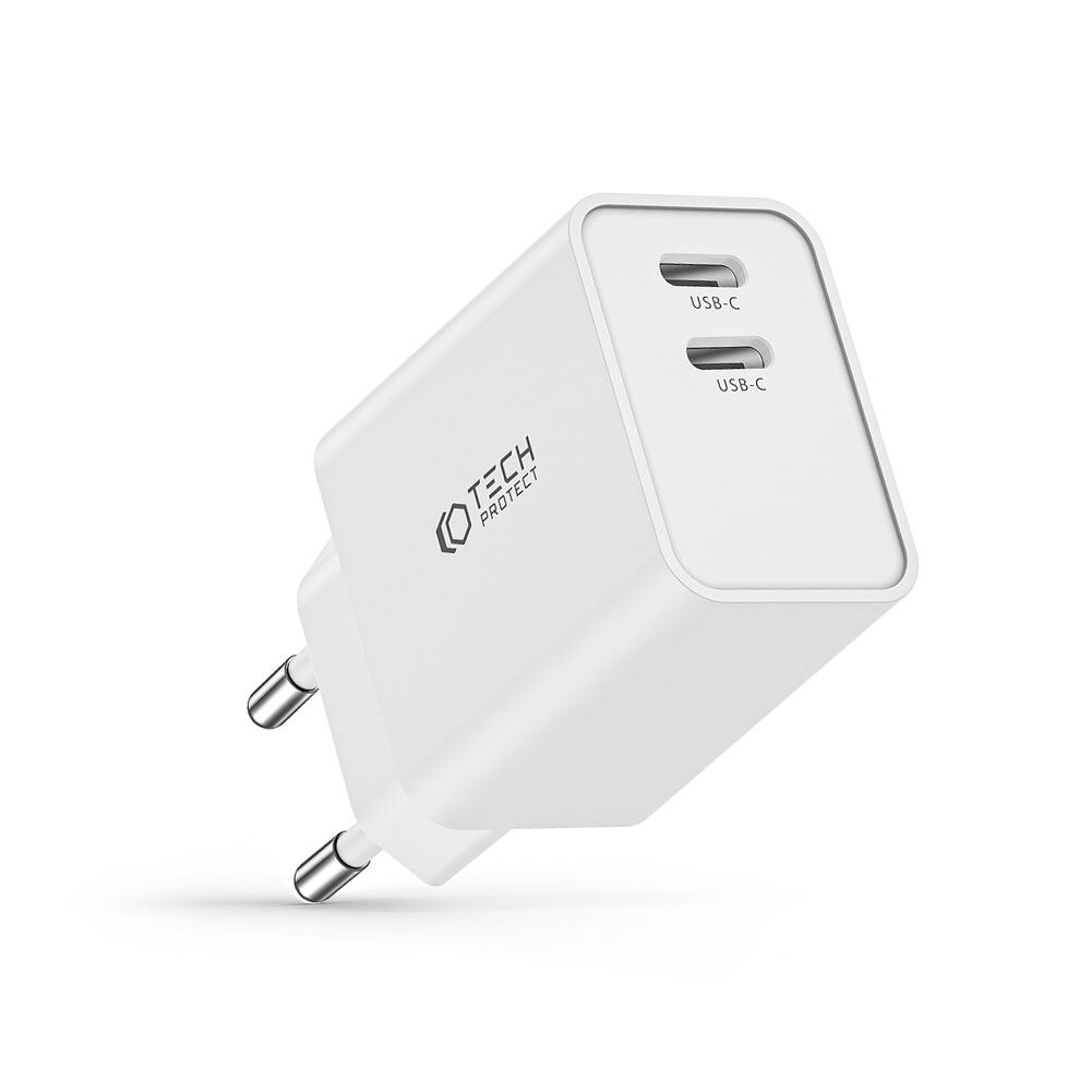 Incarcator Retea Tech Protect C35w V2 2x Usb C Power Delivery 35w