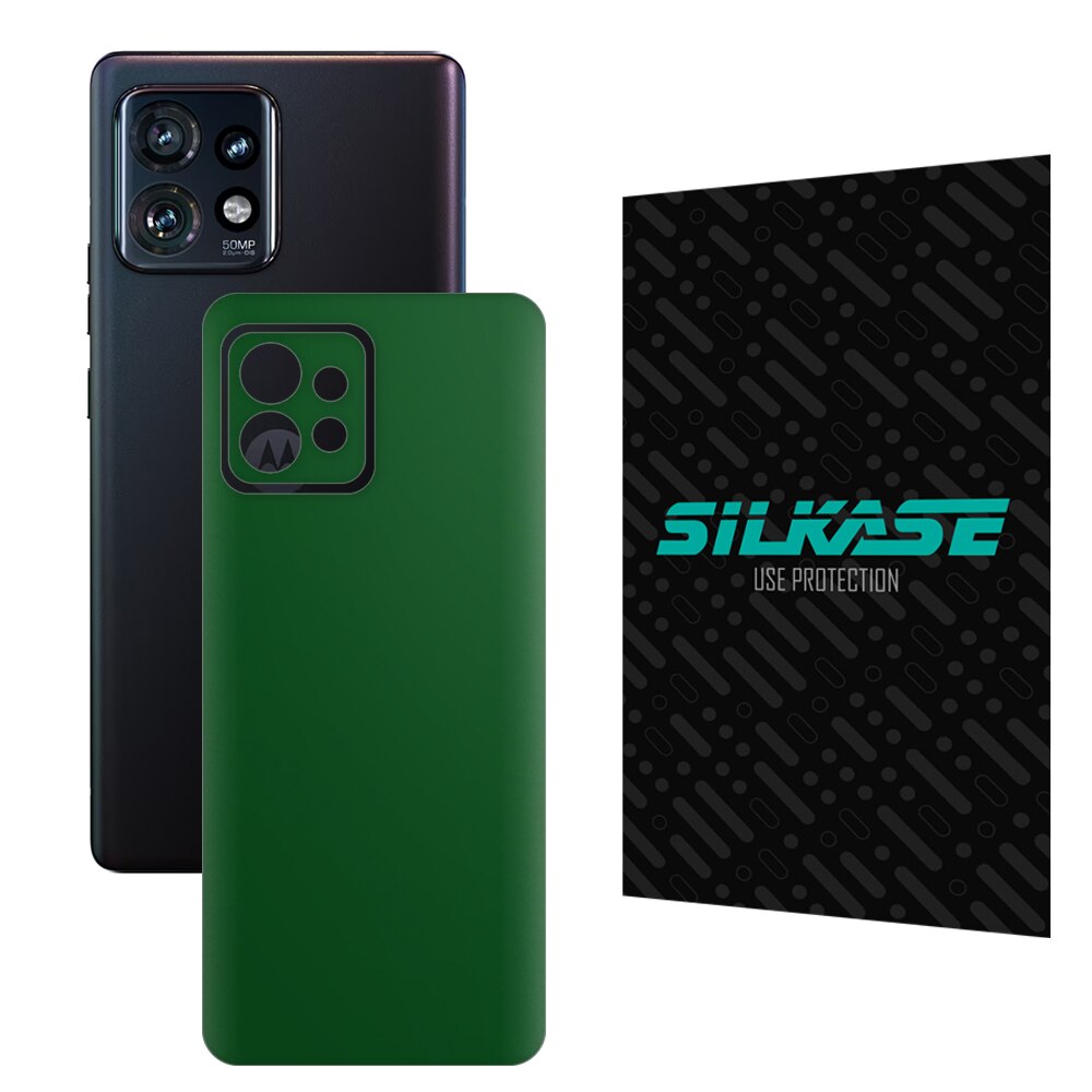 Folie skin SILKASE pentru Motorola Edge 40 Pro, verde inchis mat ...