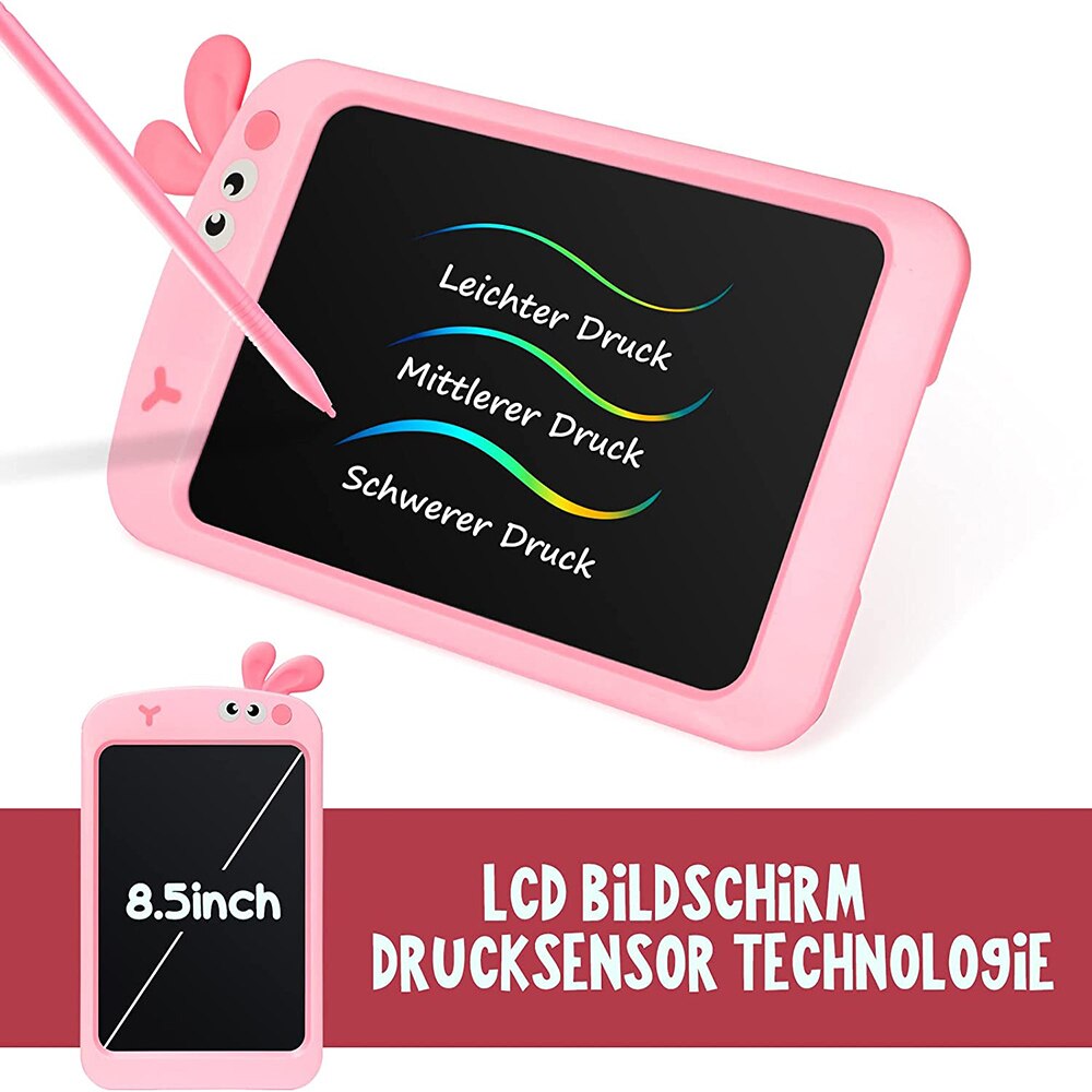 Tableta de desen, Ecran LCD, 10", 157 g, Roz - eMAG.ro