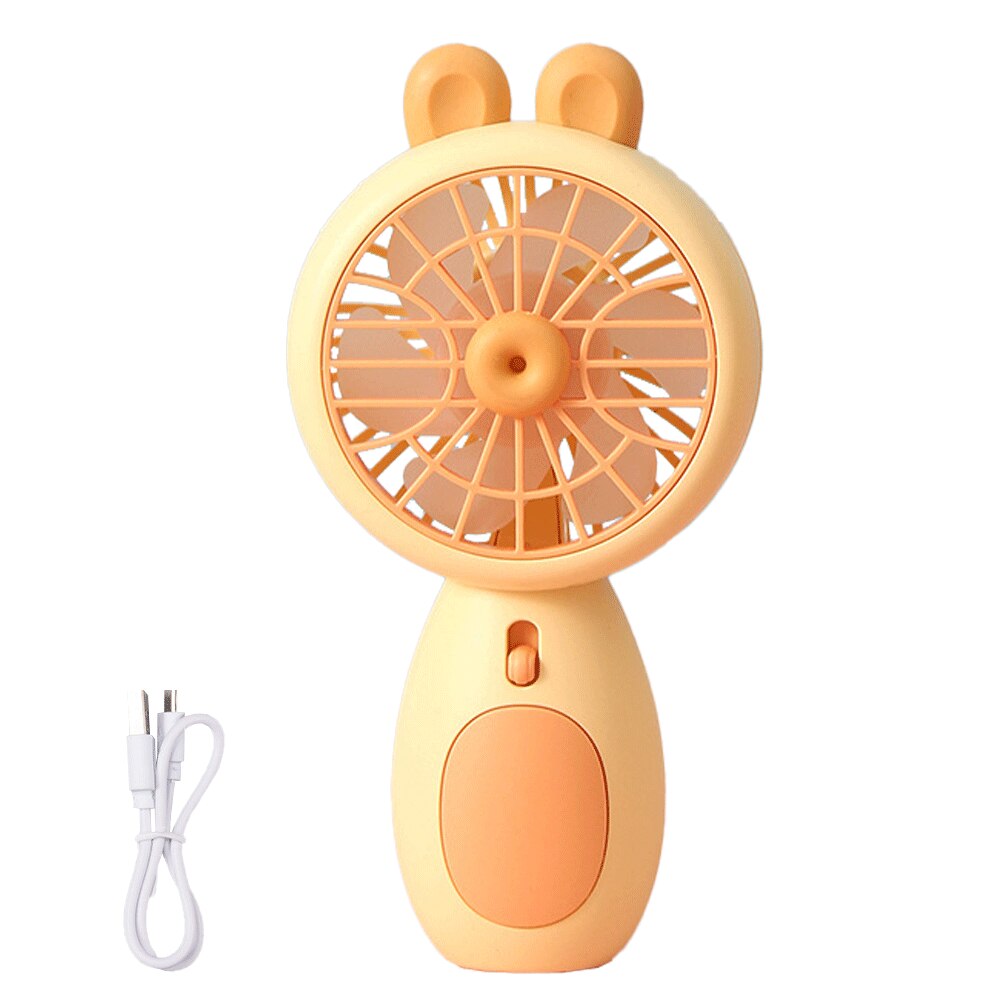 Ventilator, Plastic, USB, Portocaliu - eMAG.ro