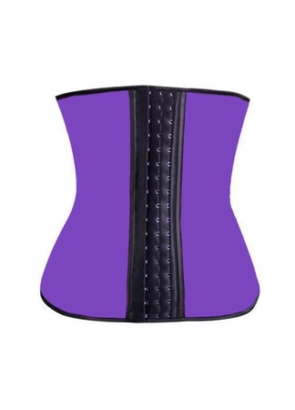 Corset modelator dama, Nylon/Elastan, Mov/Negru, L - eMAG.ro