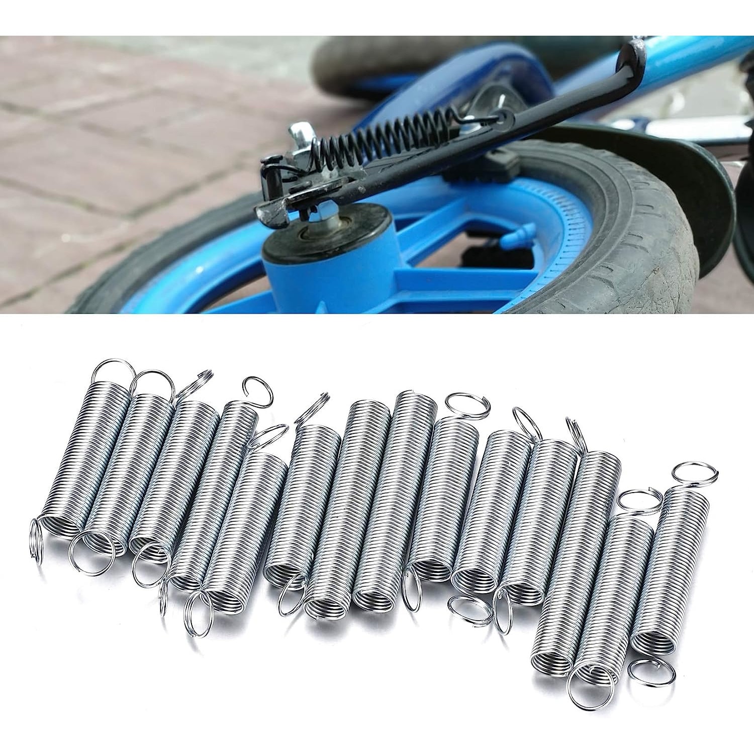 Set 200 arcuri compresie, Otel, 20 dimensiuni, Inox - eMAG.ro