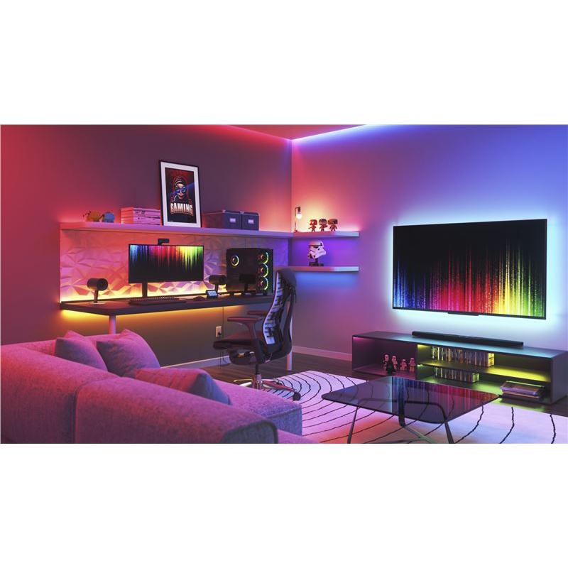 Banda LED Smart Nanoleaf Essentials Lightstrip Starter Kit Matter, 2m ...