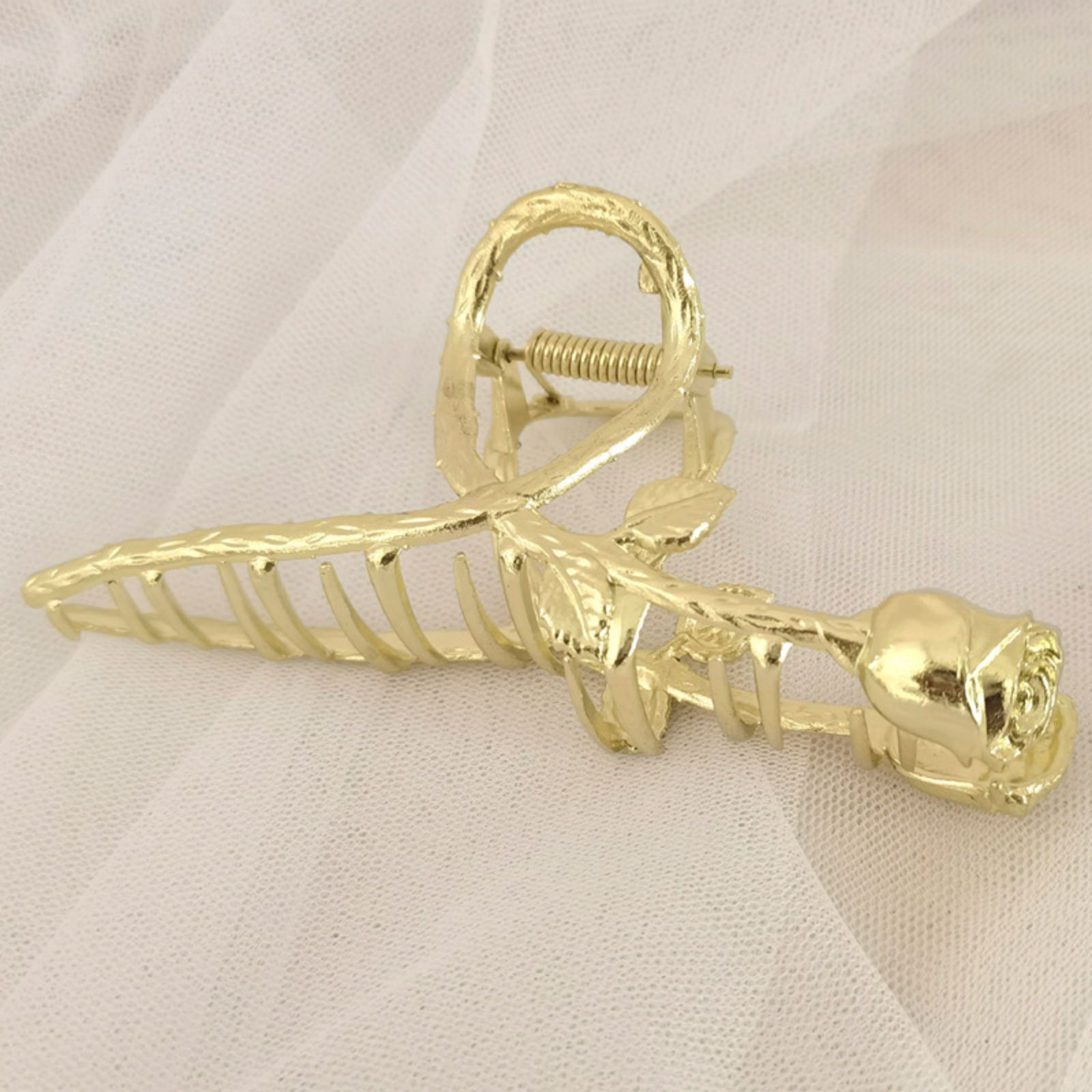 Set 2 agrafe decorative si elegante pentru par, POMAMZ, Argint/Auriu ...