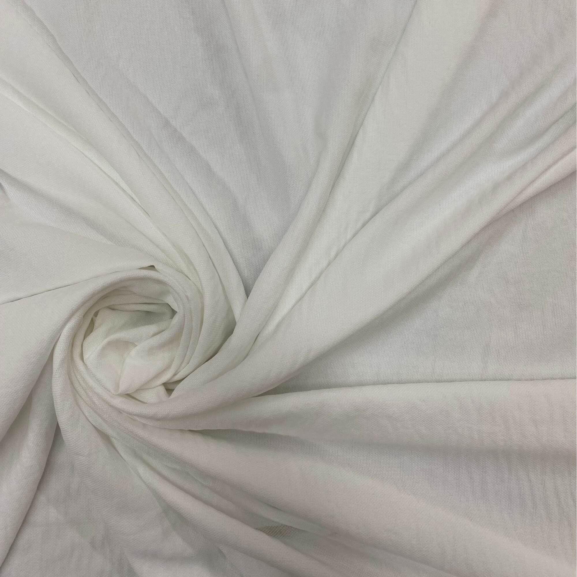 Len textil anyag, Sima nyomat, 150 x 100 cm, Elefántcsont - eMAG.hu