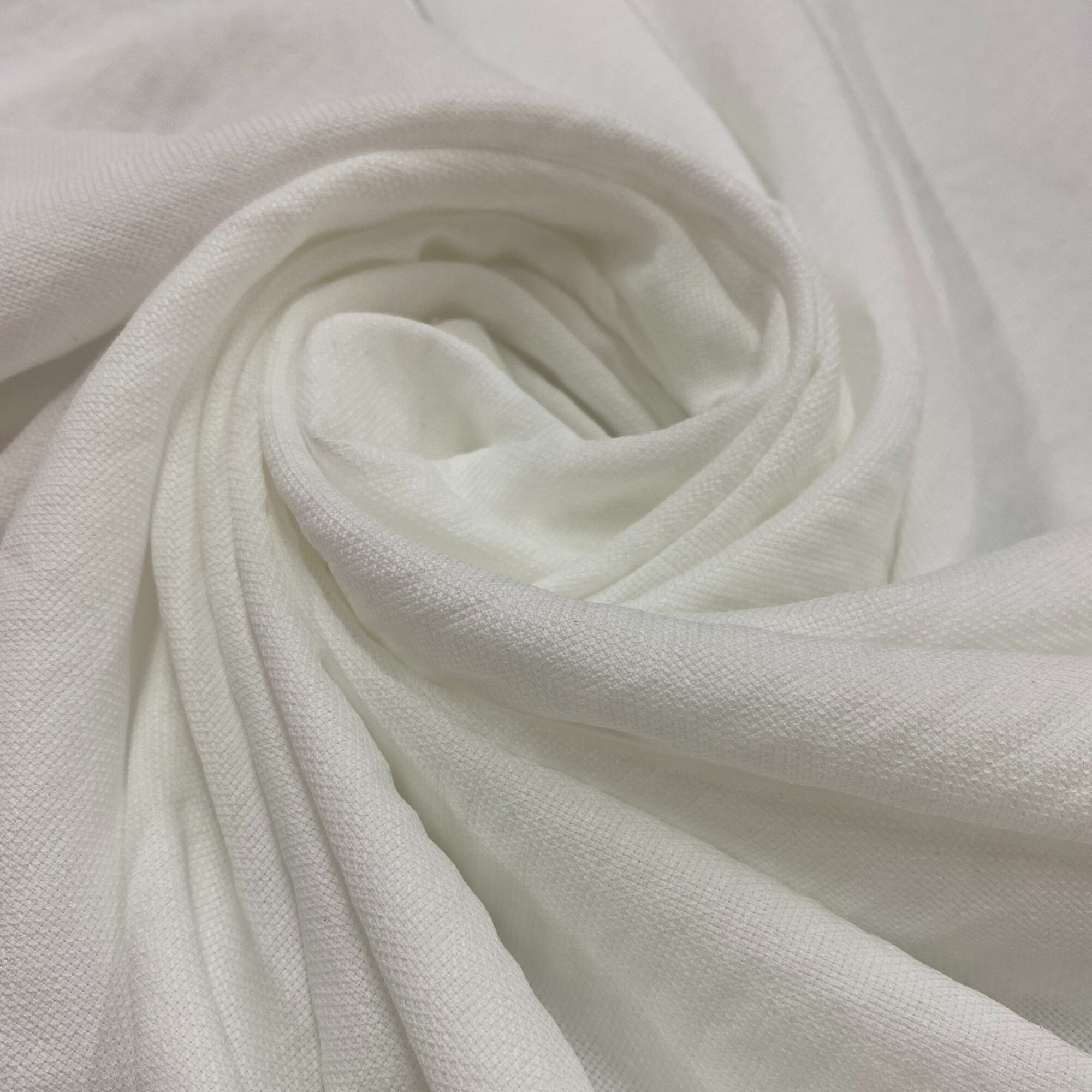 Len textil anyag, Sima nyomat, 150 x 100 cm, Elefántcsont - eMAG.hu