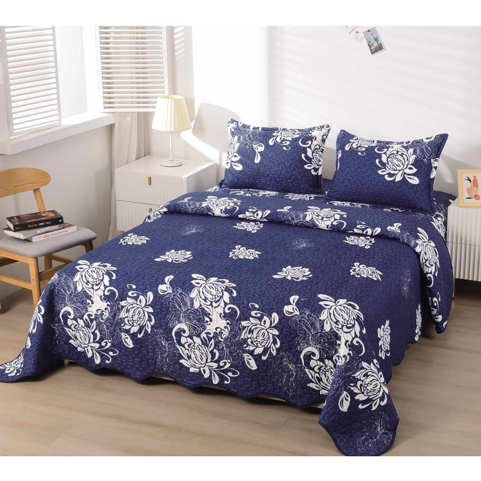 Set cuvertura de pat, 3 Piese, 230 x 250 cm, ST34 - eMAG.ro