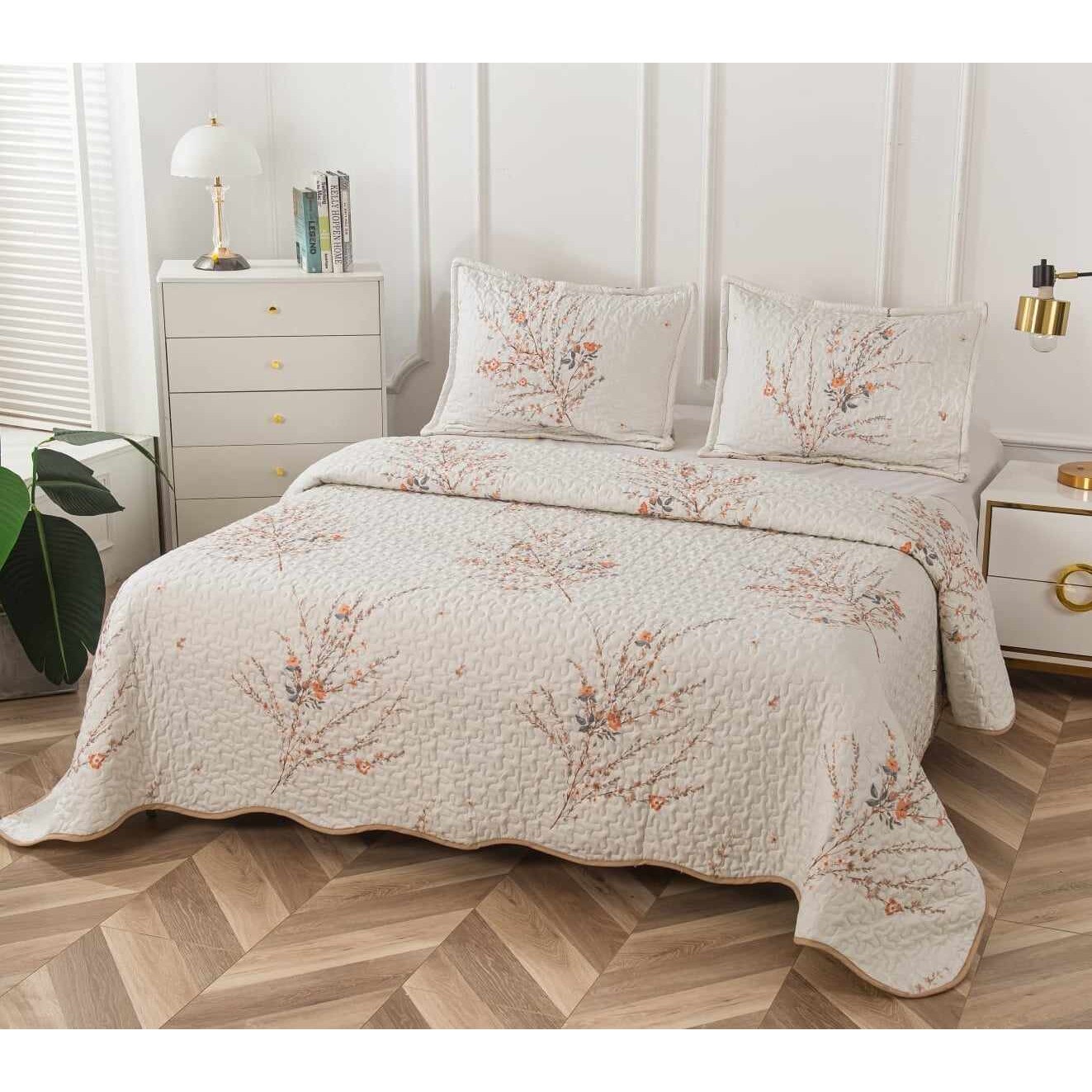 Set cuvertura de pat, 3 Piese, 230 x 250 cm, ST50 - eMAG.ro