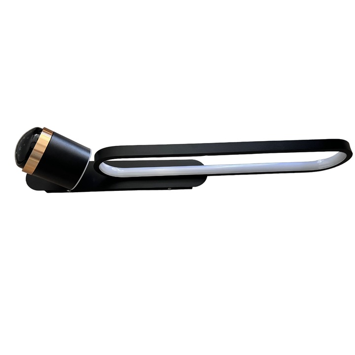 Aplica LED 40W, cu cer instelat negru + gold, 3000/4000/6000k - eMAG.ro