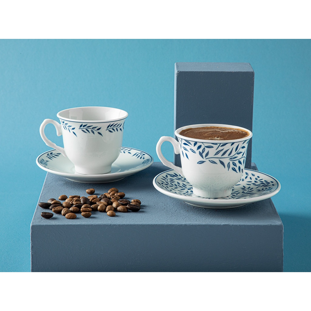 Set cesti de cafea, English Home, Blatt Portelan 4 Parça 2 Kisilik Set ...