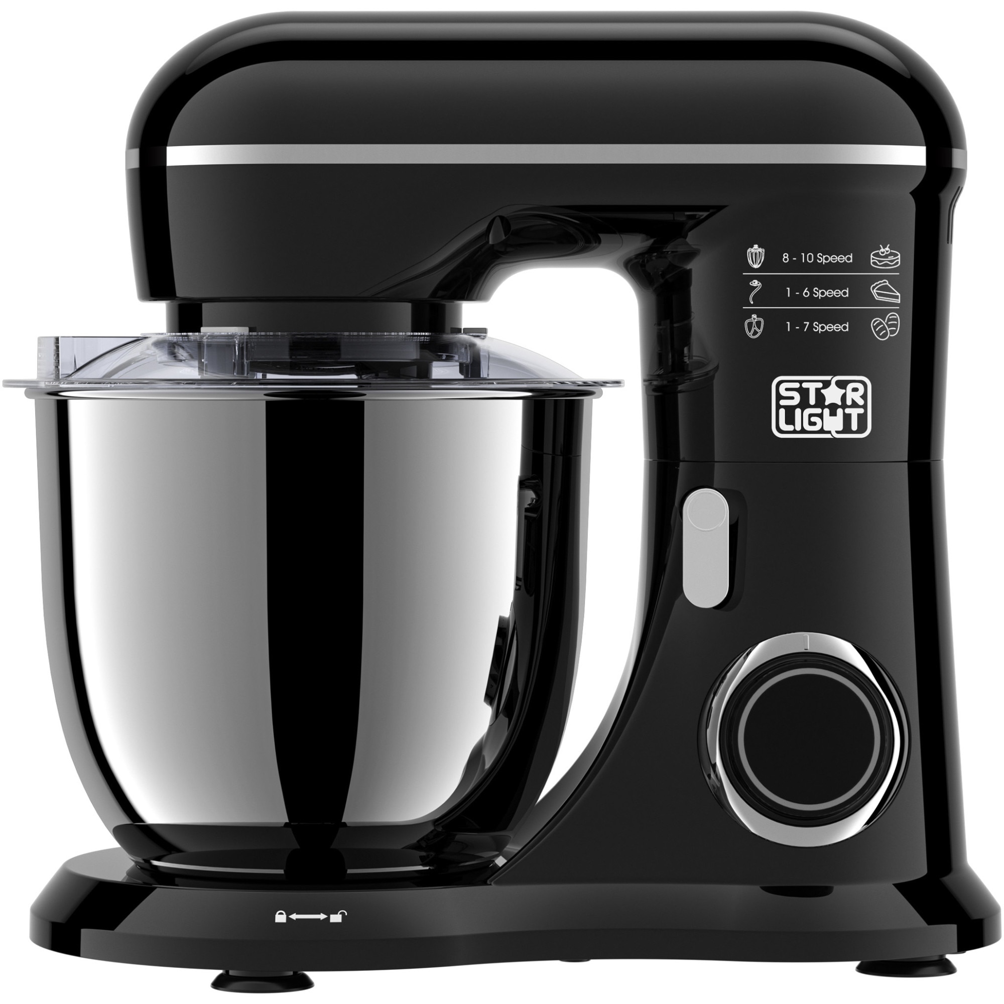 Mixer Planetar Star-Light PMS-1600B, 1600W, 3 accesorii incluse: tel ...