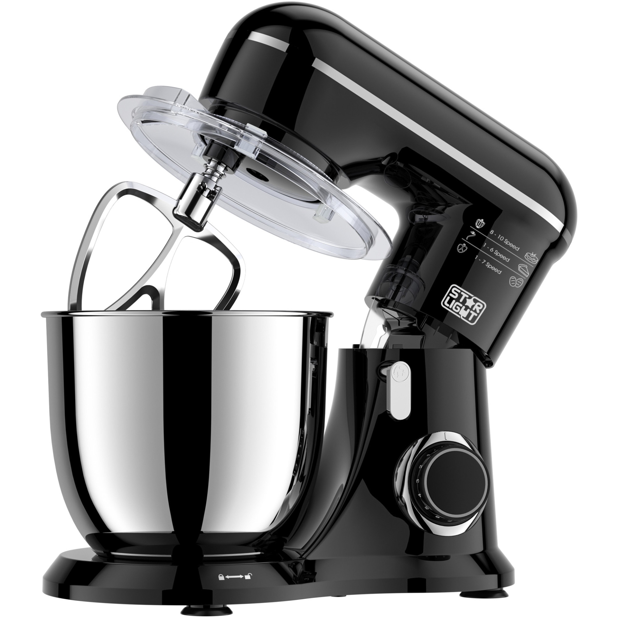 Mixer Planetar Star-Light PMS-1600B, 1600W, 3 accesorii incluse: tel ...