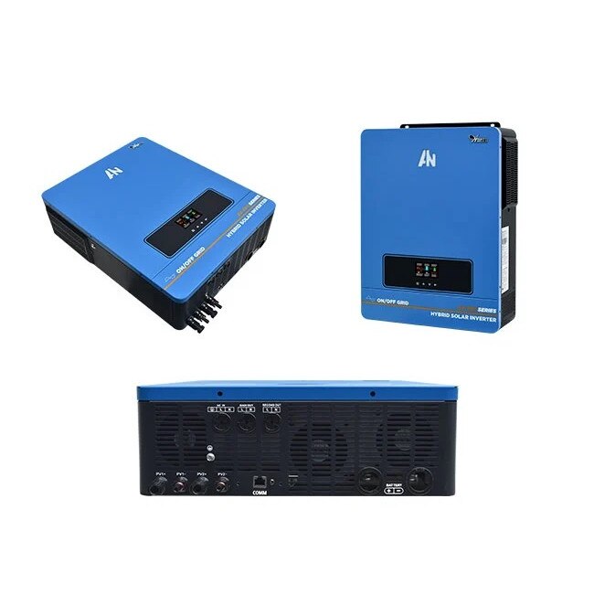 Kit fotovoltaic 4,92KW hibrid cu invertor solar 10200W si baterie 100A ...