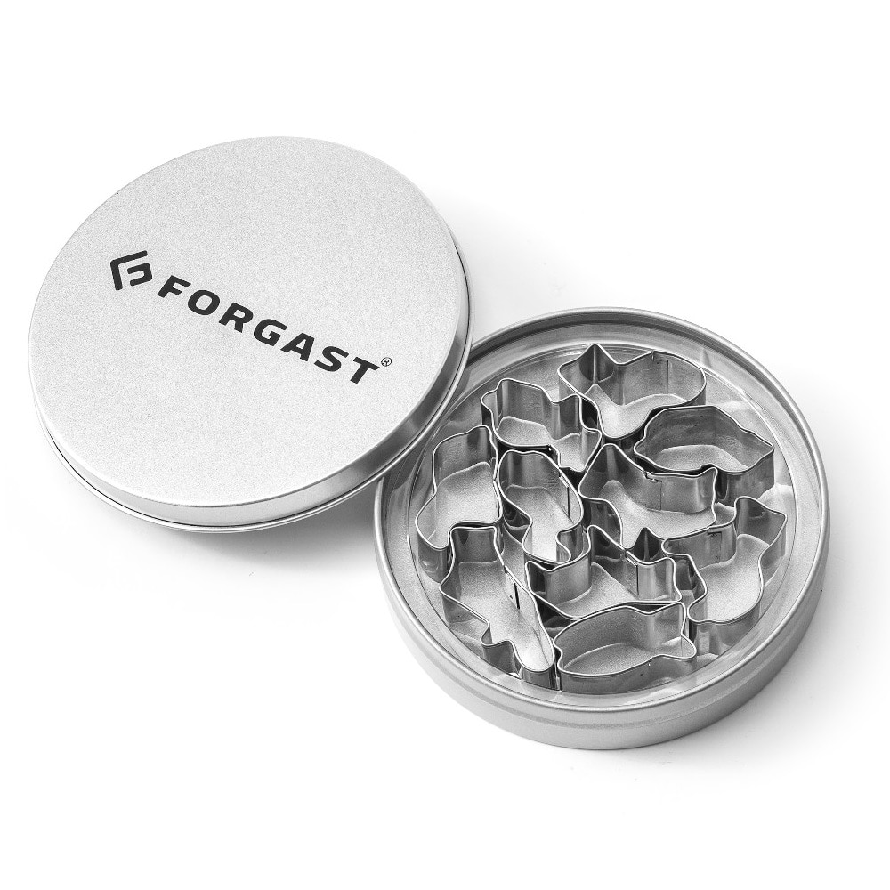 Set 10 Forme Prajituri, Animale, Otel Inoxidabil, FORGAST - eMAG.ro