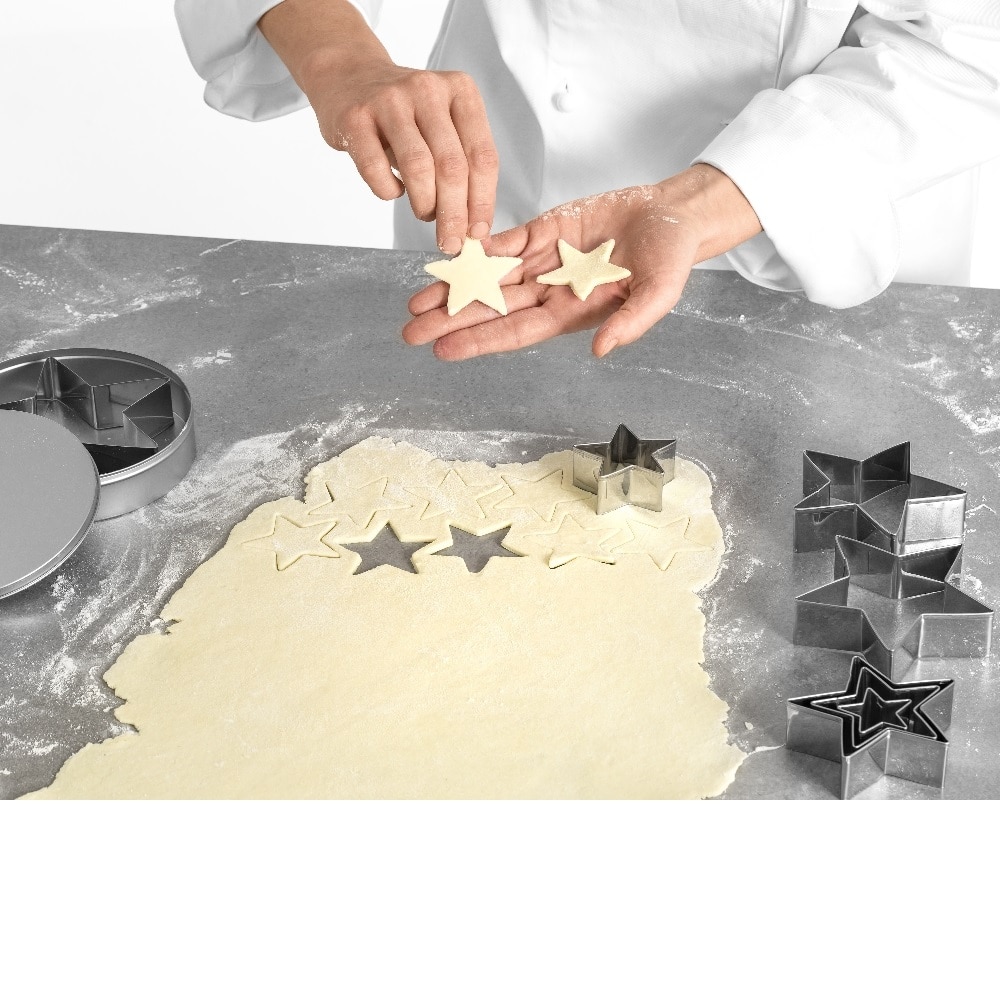 Set 9 Forme Prajituri, Stea, Otel Inoxidabil, FORGAST - eMAG.ro