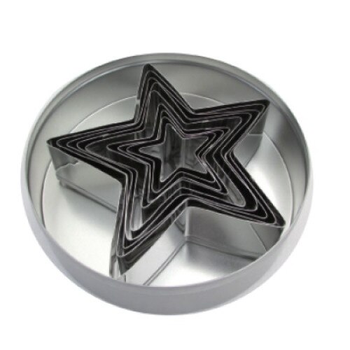 Set 9 Forme Prajituri, Stea, Otel Inoxidabil, FORGAST - eMAG.ro