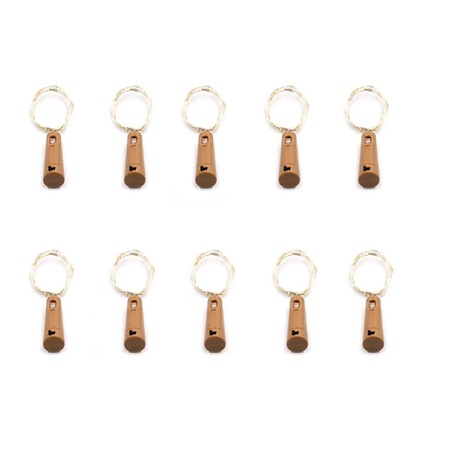 Set 10 decoratiuni LED, Sunmostar, 20 LED-uri - eMAG.ro